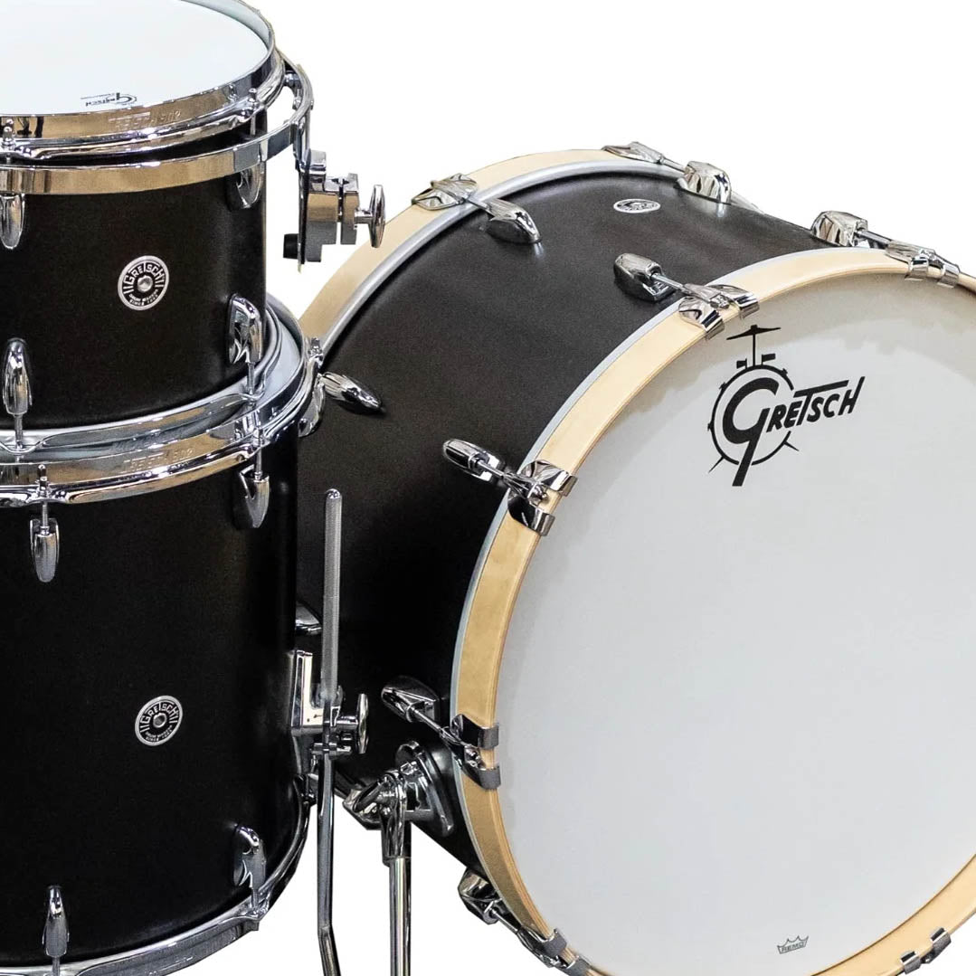 Gretsch USA Brooklyn Individual Shells in Satin Black Metallic – Rattle ...