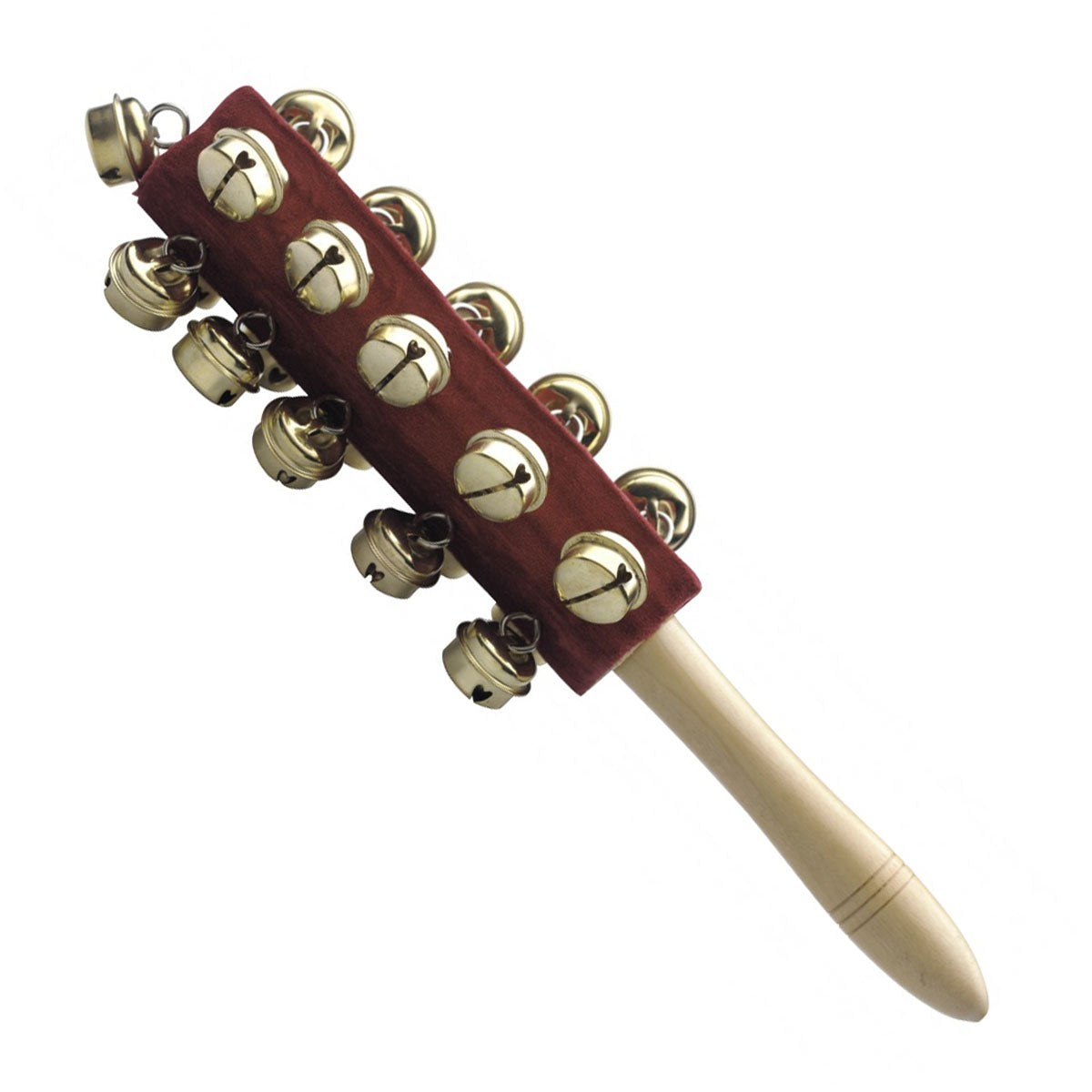 Stagg Hand Held Sleigh Bells - 21 Bells – Rattle&DrumMusic