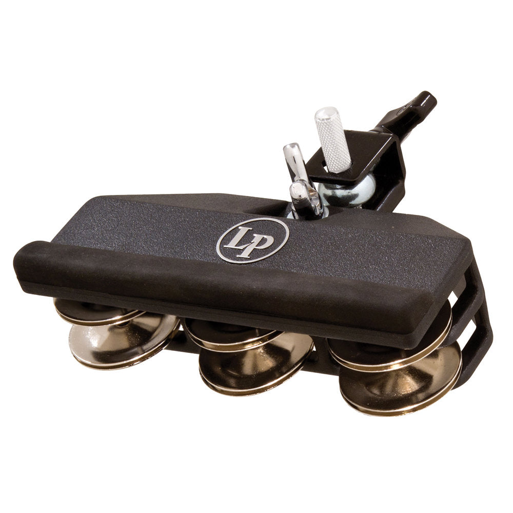 LP Percussion LP1207-T Jam Tamb in Black (Mountable Jam Block with Jin ...